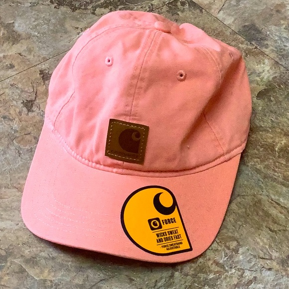 Carhartt | Accessories | Coral Pink Carhartt Canvas Colored Baseball ...